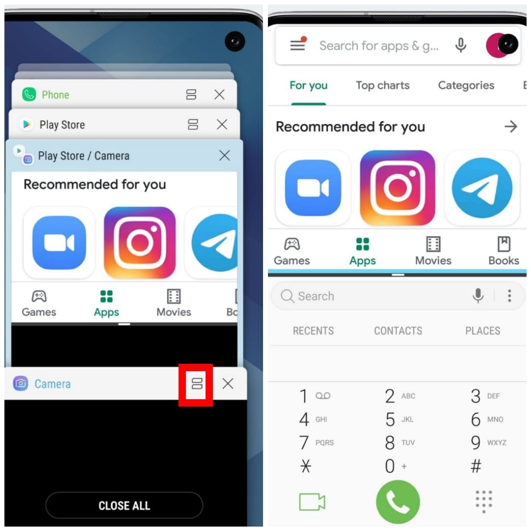 Android 10 -How to use split-screen multitasking? - Tradetu Blog